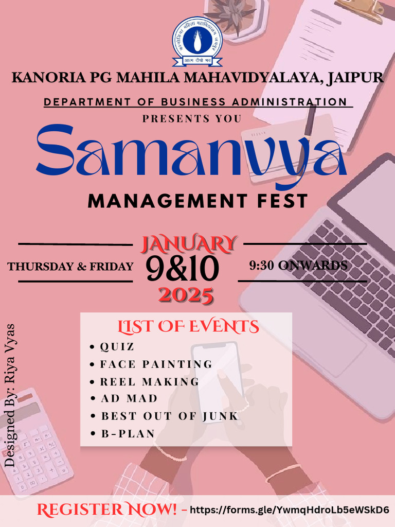 Inter College Management Fest 2024-25 (9-10 January 2025) - 20250104 ...