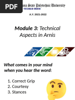 Arnis: Basic Stances and Courtesy Guide | PDF