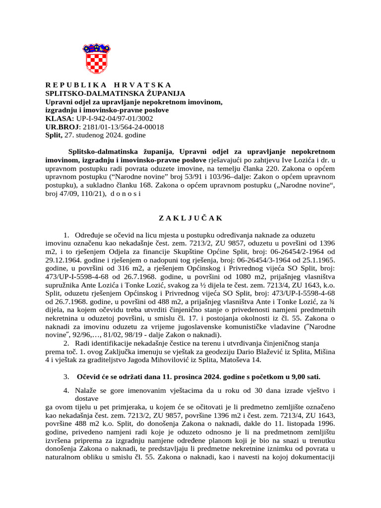 Zapisnik Lozići | PDF