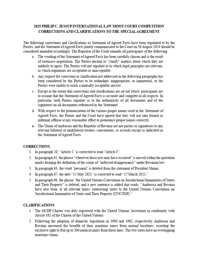 2025 Corrections and Clarifications | PDF | Extradition | Territorial Waters