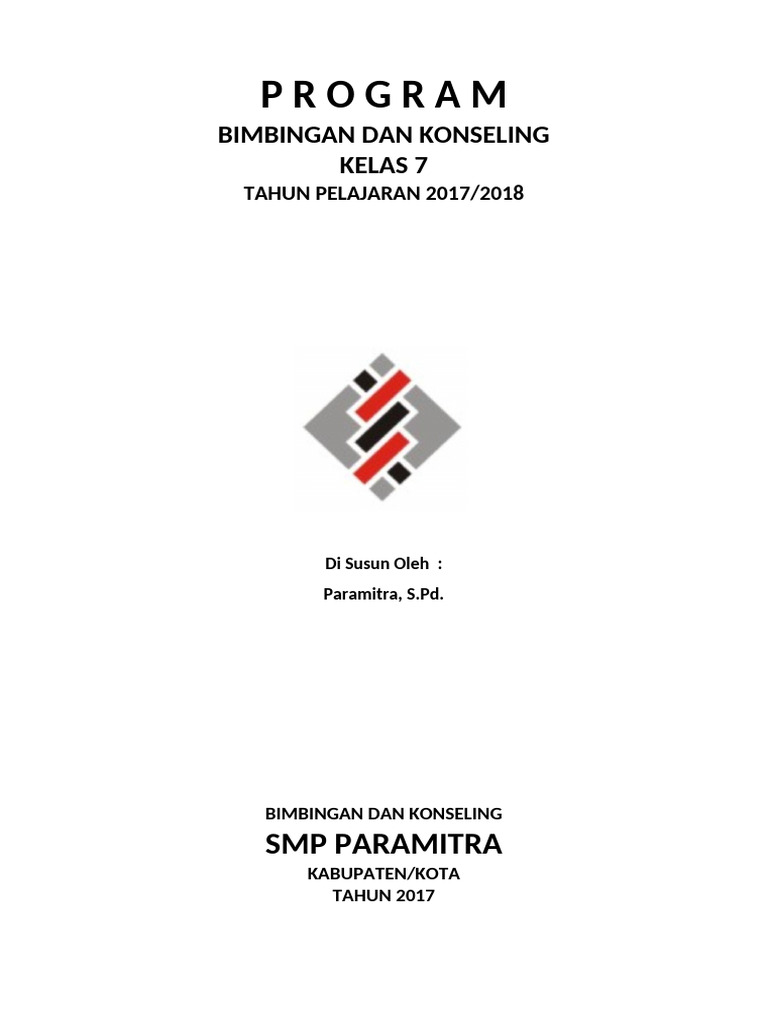 Contoh Program BK SMP Sesuai Pop BK Kelas 7 | PDF