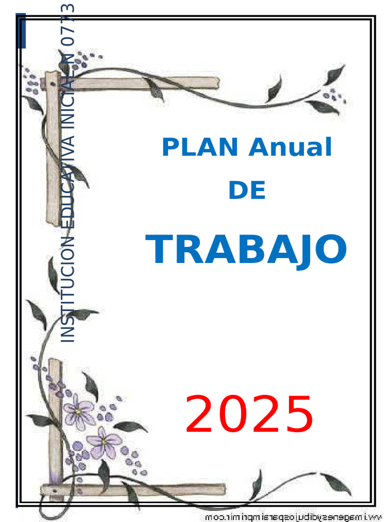 Plan Anual Trabajo 2024-2025 Mirada - 09 Barrerita - Word | PDF ...