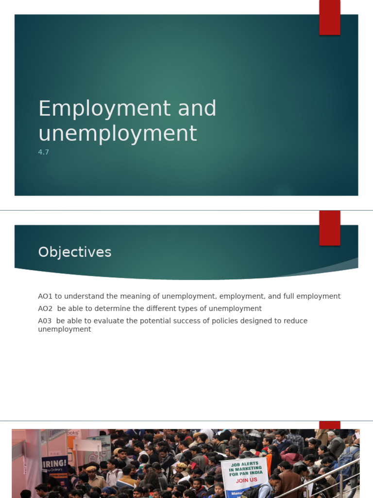 Understanding Employment and Unemployment | PDF | Unemployment | Fiscal ...