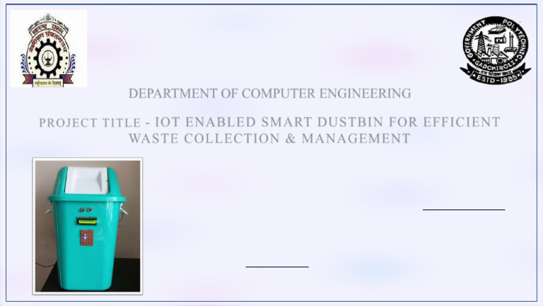 Dustbin Project Banner | PDF