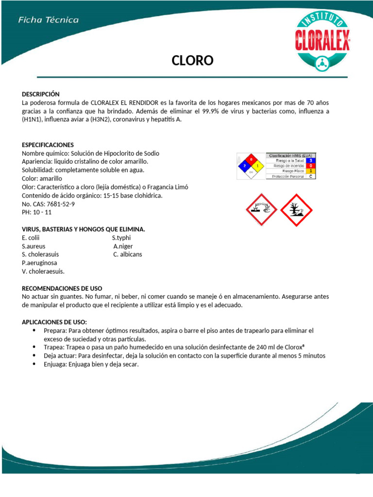CLORO | PDF