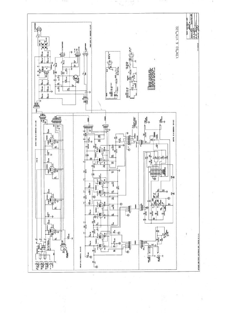 Peavey VTM 120 Amplifier Schematic | PDF