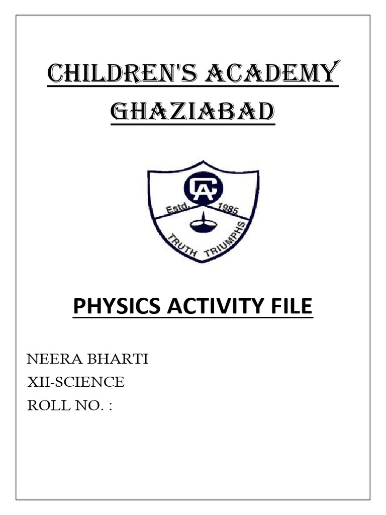 PHYSICS_ACTIVITY_FILE-1 | PDF