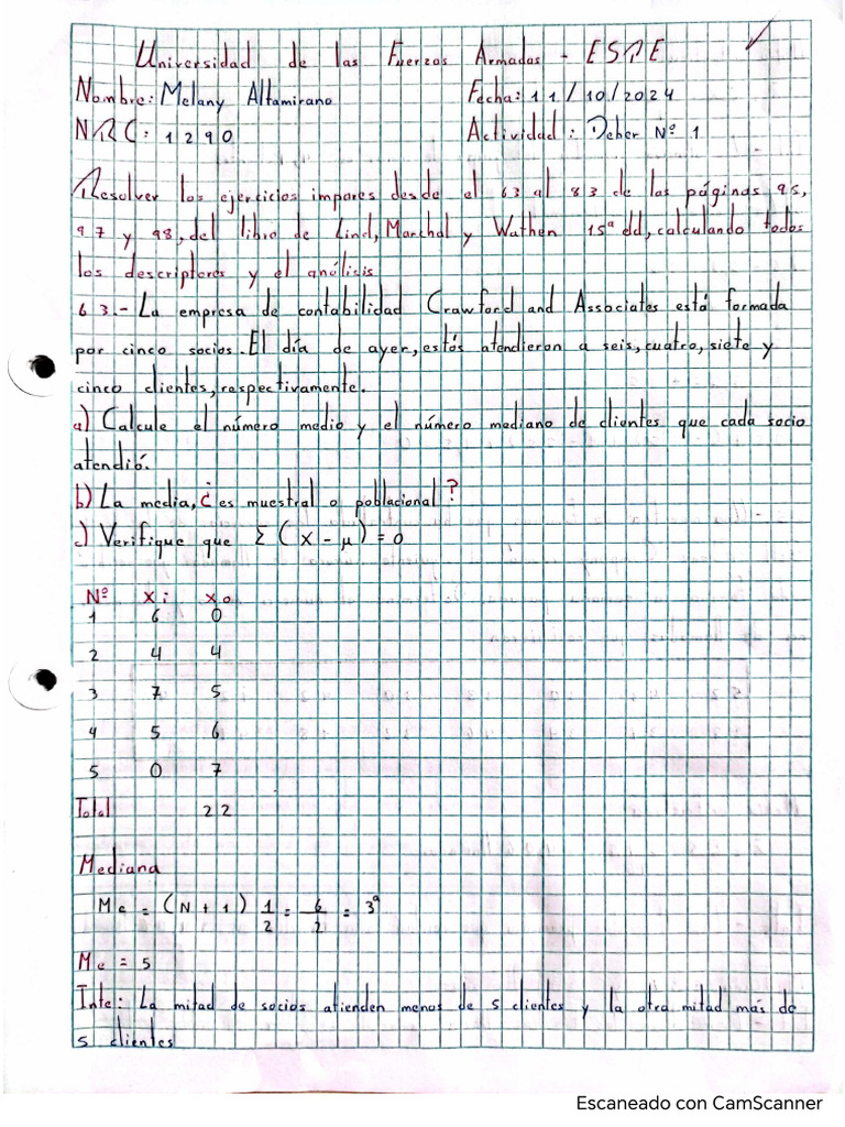 Altamirano 1290 Deber N1 | PDF