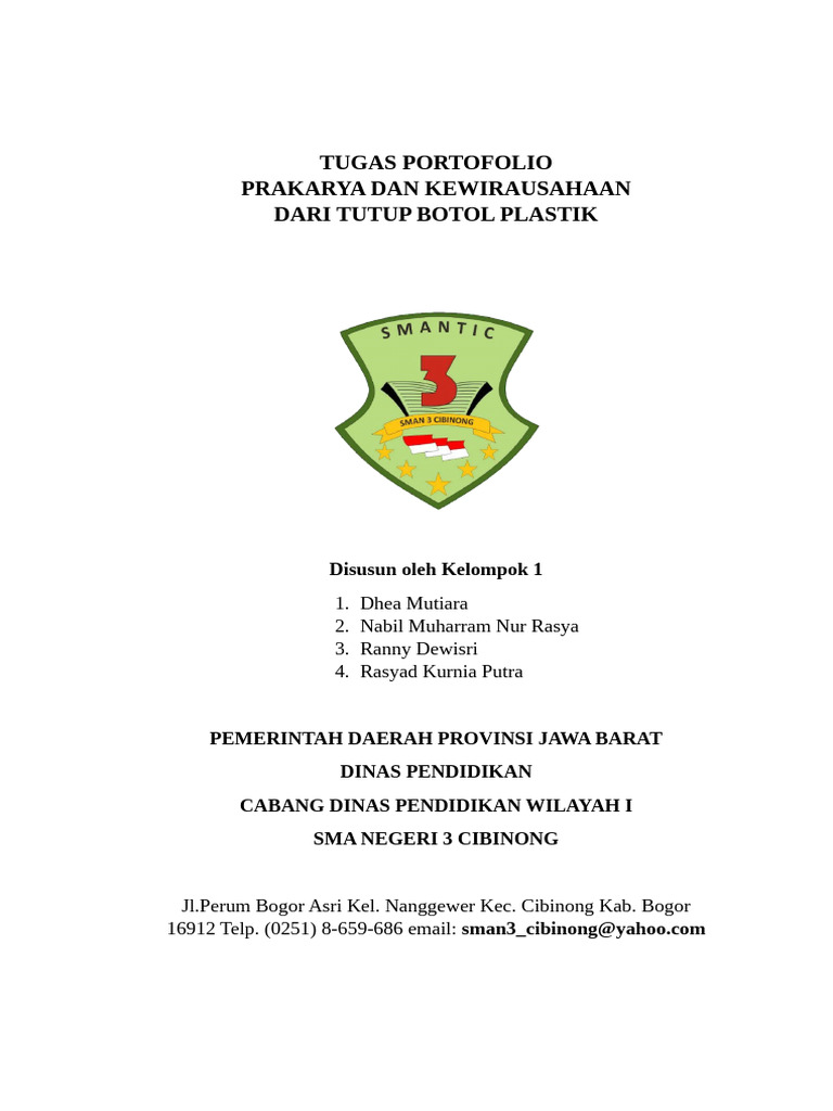 Laporan Pkwu Kel 2 | PDF