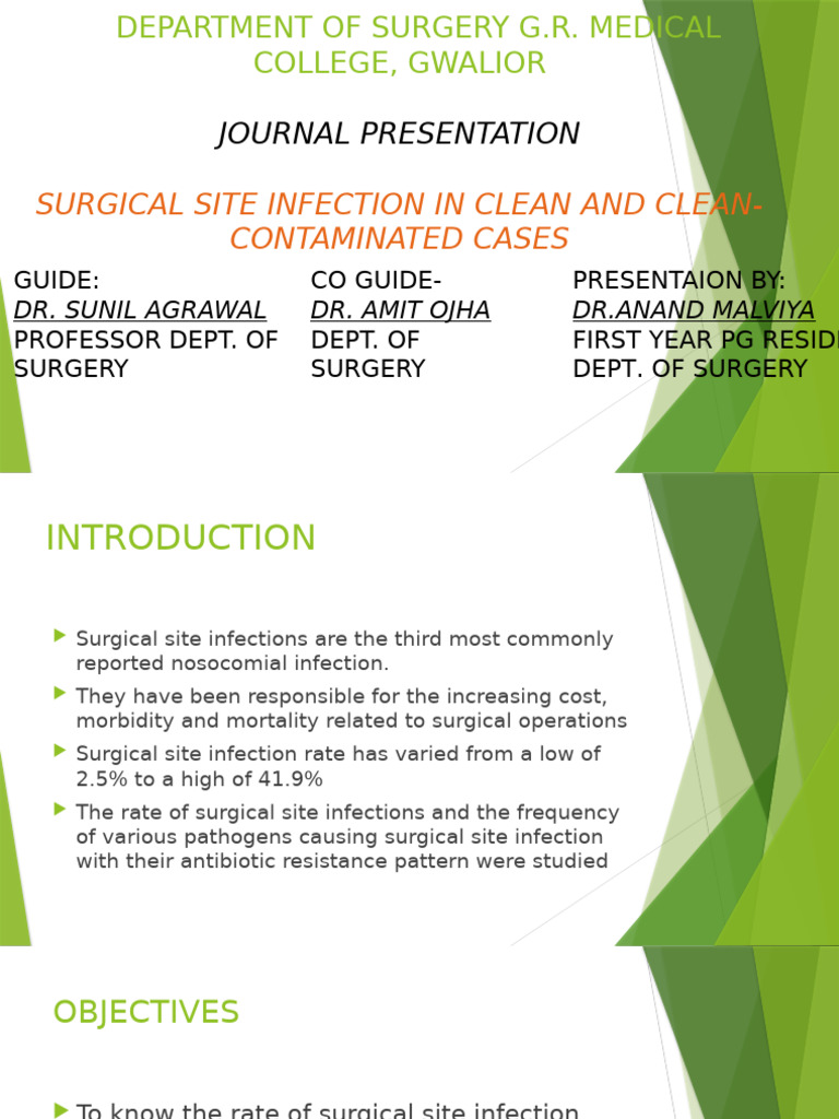 AMPPT | PDF | Surgery | Staphylococcus