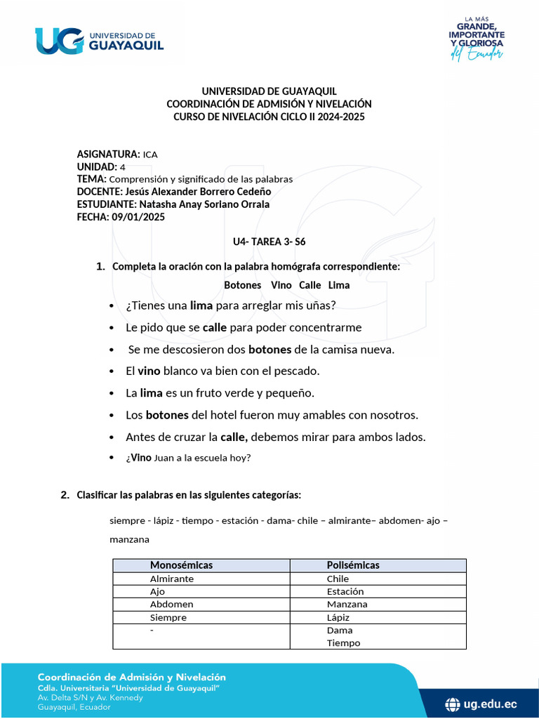U4-Tarea3-S6 - Estudiante | PDF