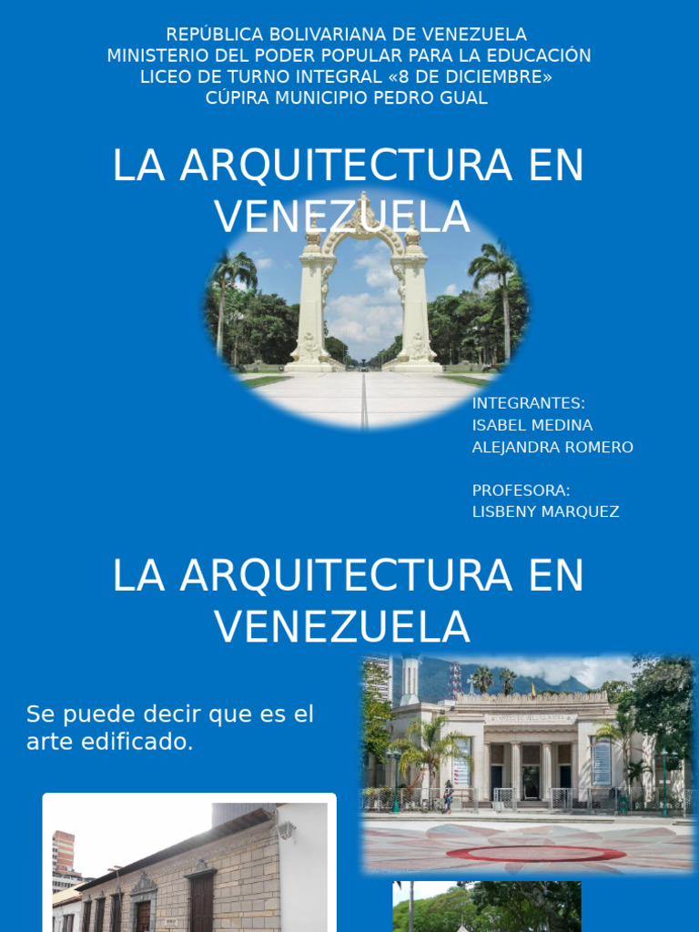 Arquitectura Moderna en Venezuela | PDF