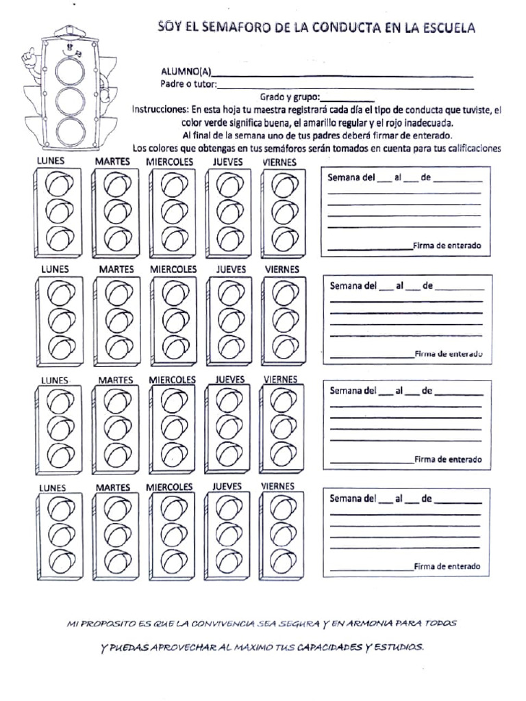 Semaforo Conducta | PDF