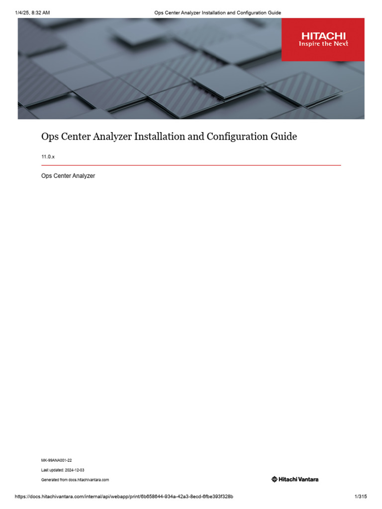 Ops Center Analyzer Installation and Configuration Guide | PDF ...