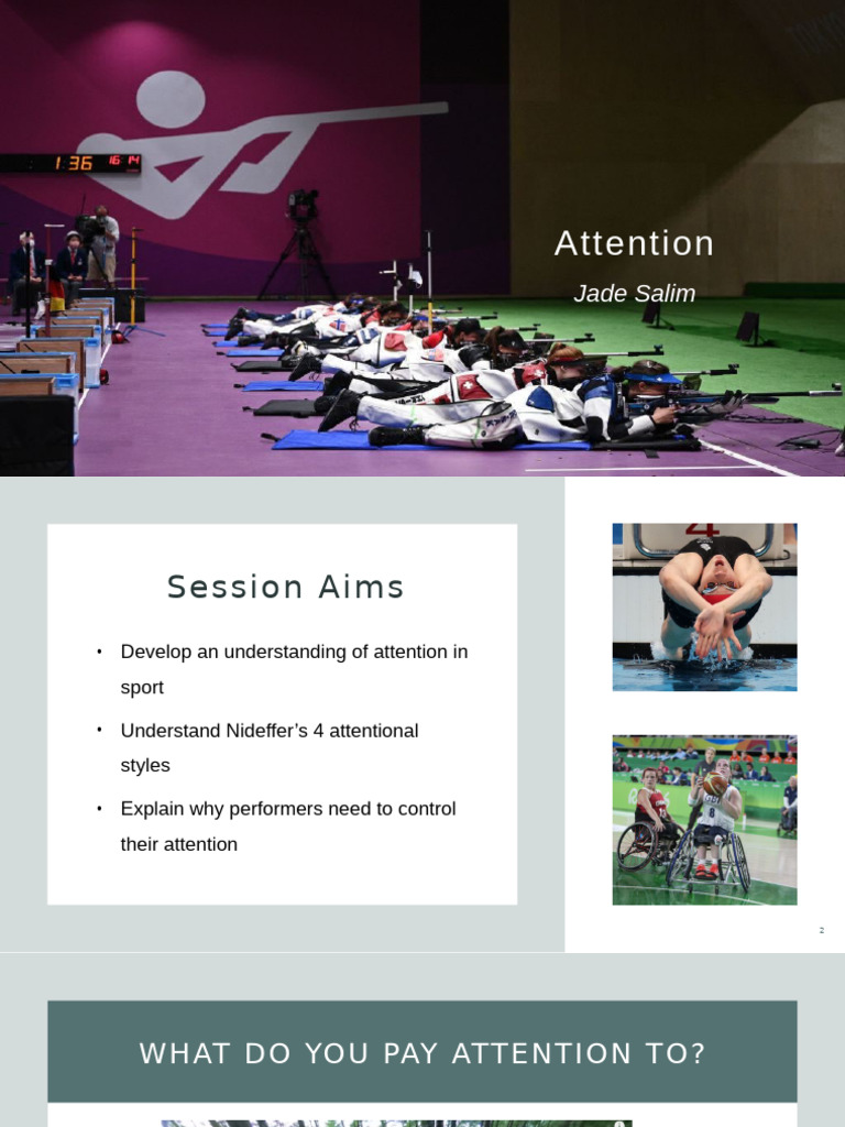 Understanding Attention in Sports Performance | PDF | Attention | Awareness