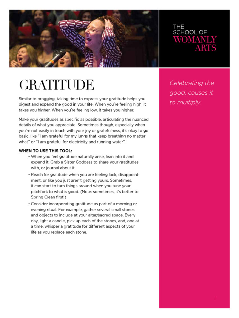 SWA Tools Gratitude | PDF