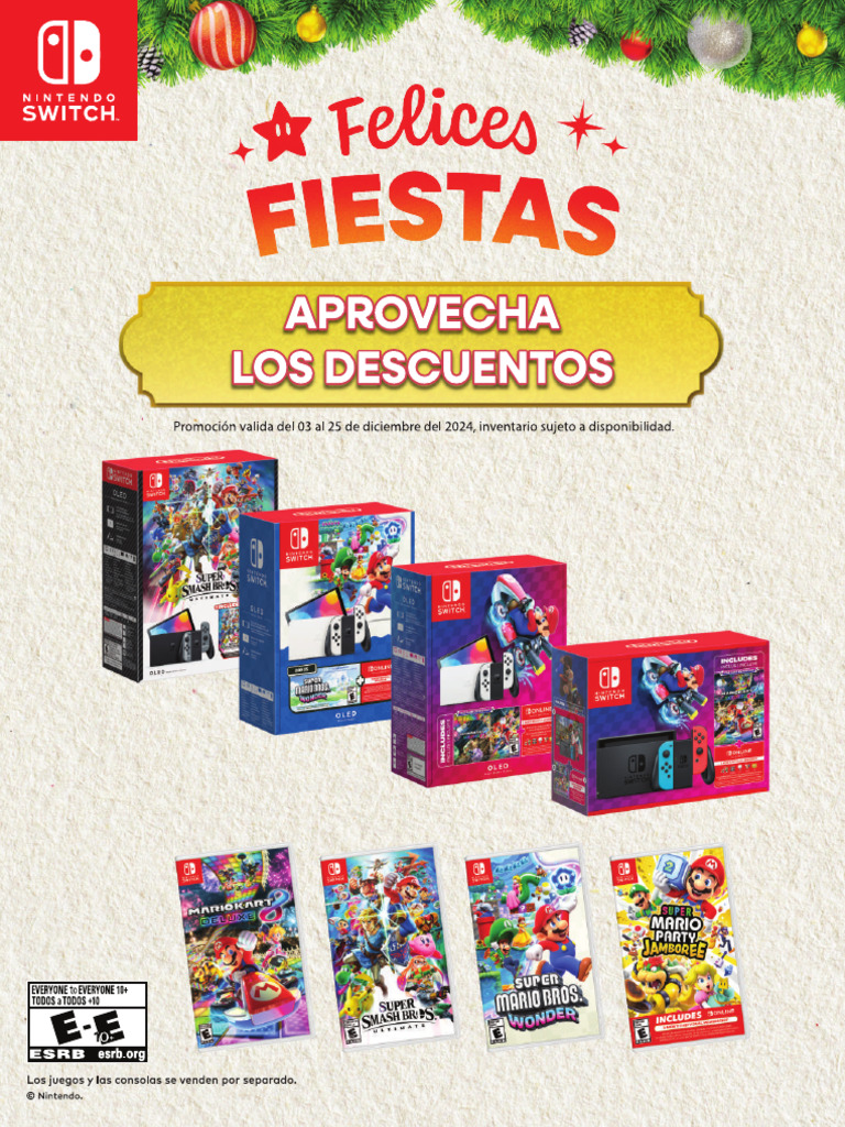 A4 NAVIDAD Nintendo (IMPRIMIR) | PDF
