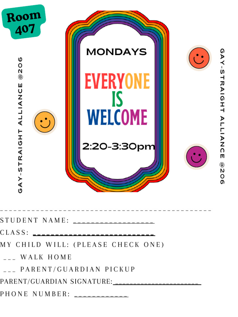 GSA FLYER & Permission Slip (3) | PDF