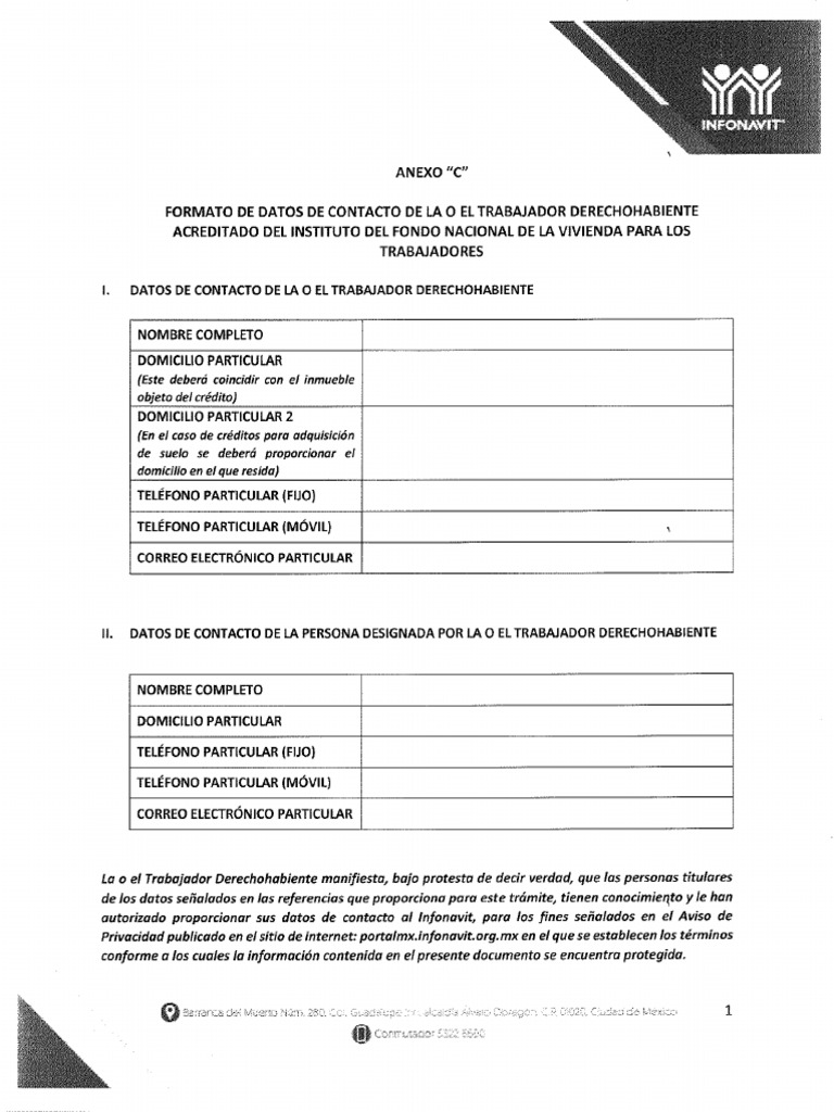 Anexo-C-Infonavit 240524 162004 | PDF