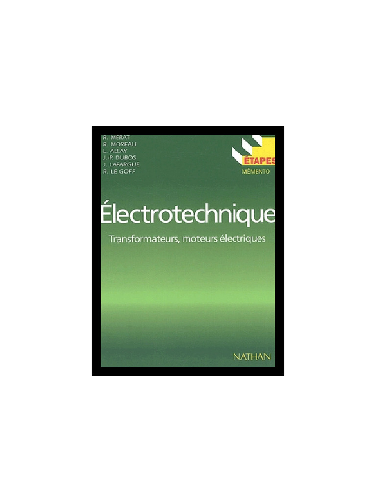 ÉLECTROTECHNIQUE | PDF