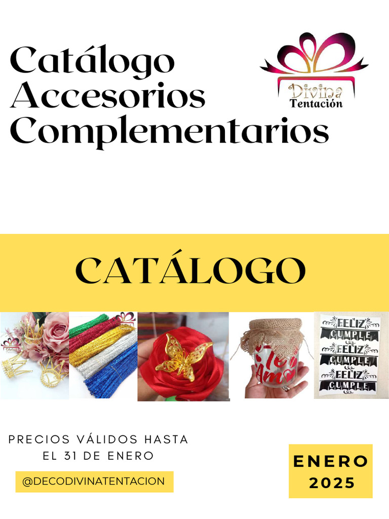 Catálogo ENERO Complementos | PDF | Visión | Color