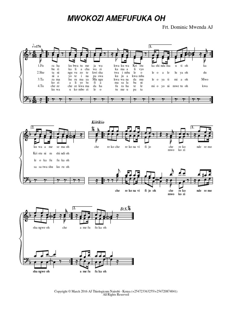 0c4f7 Mwokozi Amefufuka | PDF