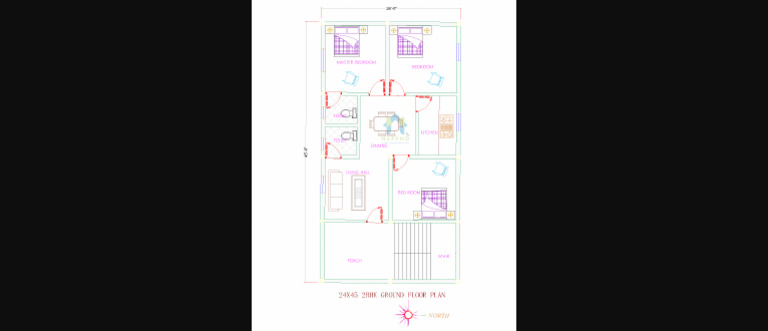 24X45-East-Facing-2BHK-Floor-Plan-103.png (1280×1600) | PDF