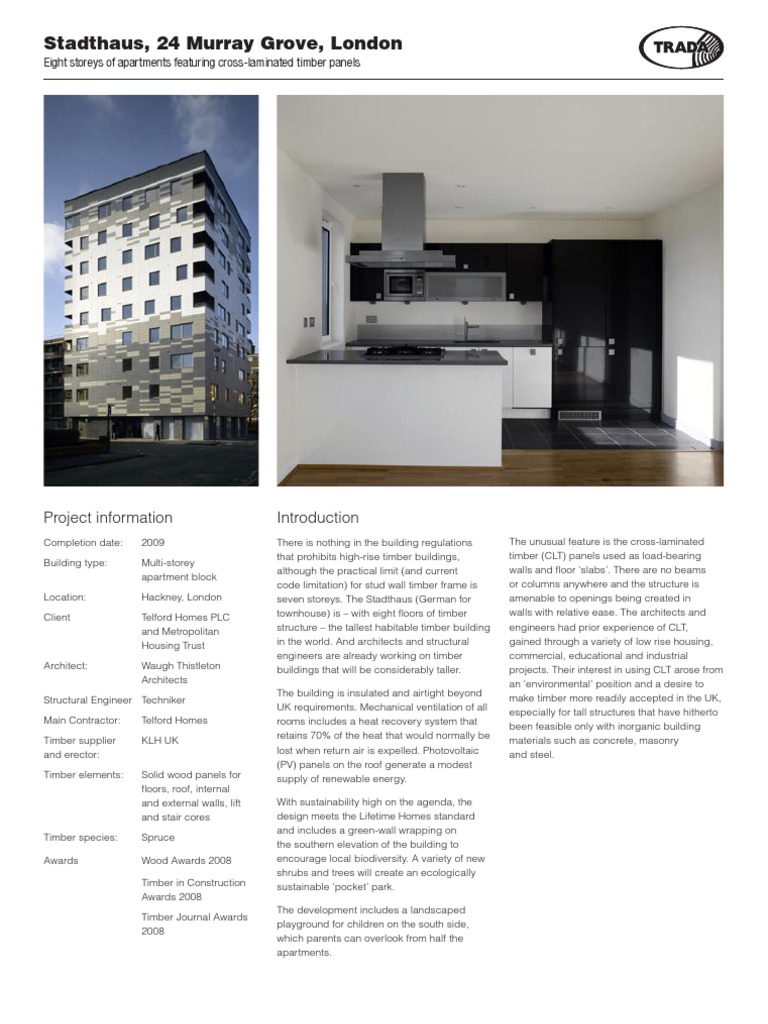 Murray Grove Case Study | PDF | Building | Building Engineering