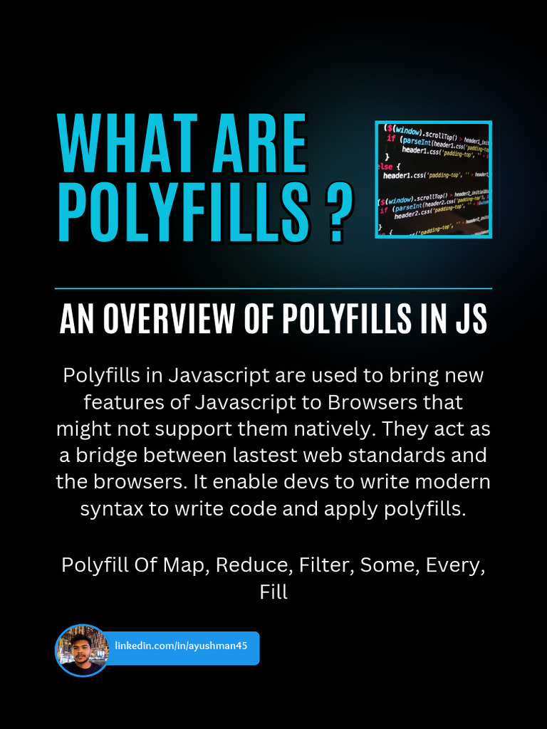JavaScript Polyfills Overview | PDF