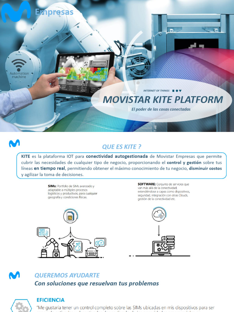 Presentacion Kite Platform | PDF | Internet de las Cosas | Informática