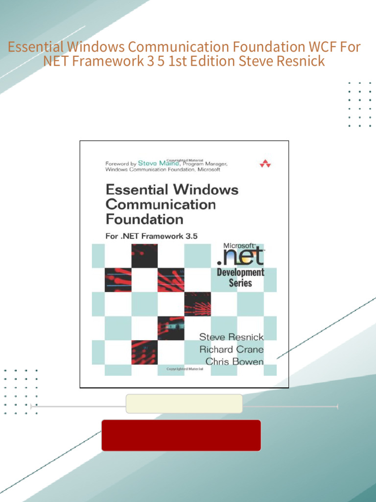 Download Full Essential Windows Communication Foundation WCF For NET ... Download Full Essential Windows Communication Foundation WCF For NET ...