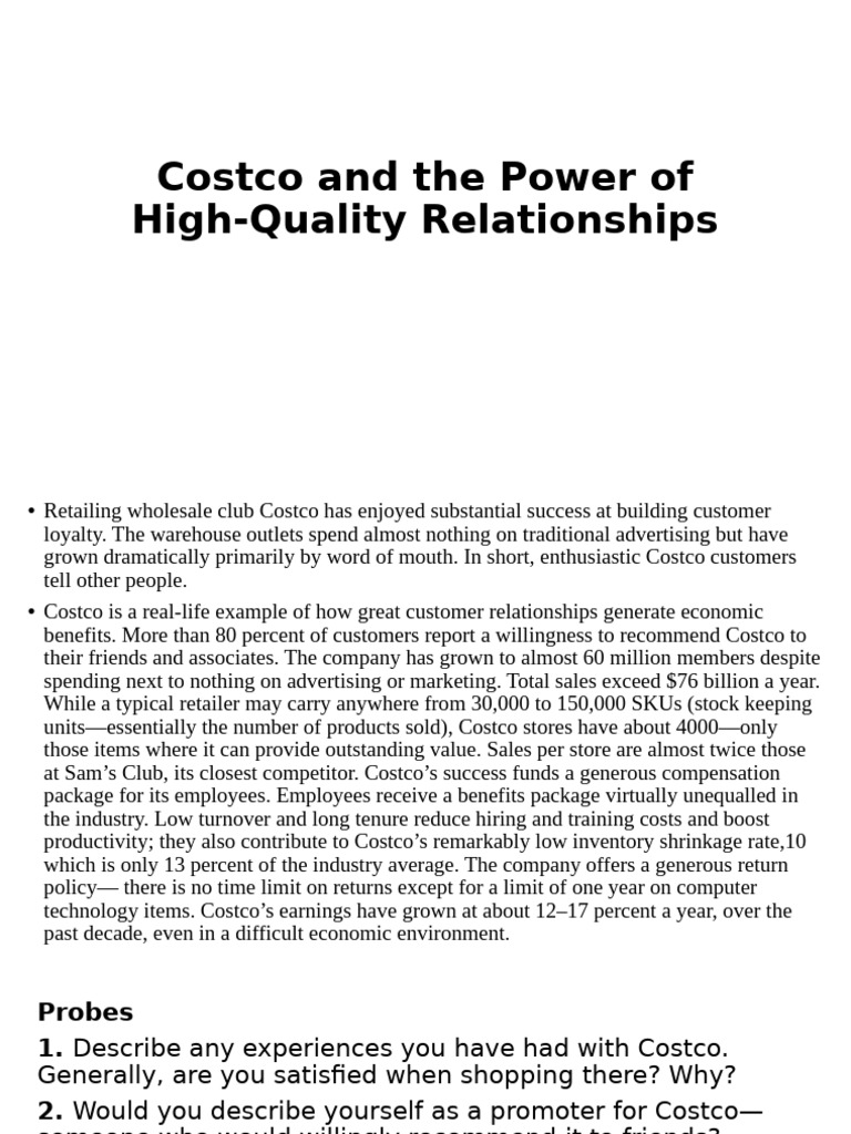 Costco Case Study | PDF