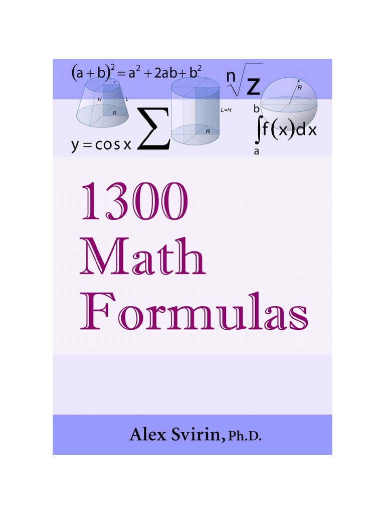2nd Grade Maths All Formulas | PDF | Trigonometry | Trigonometric Functions