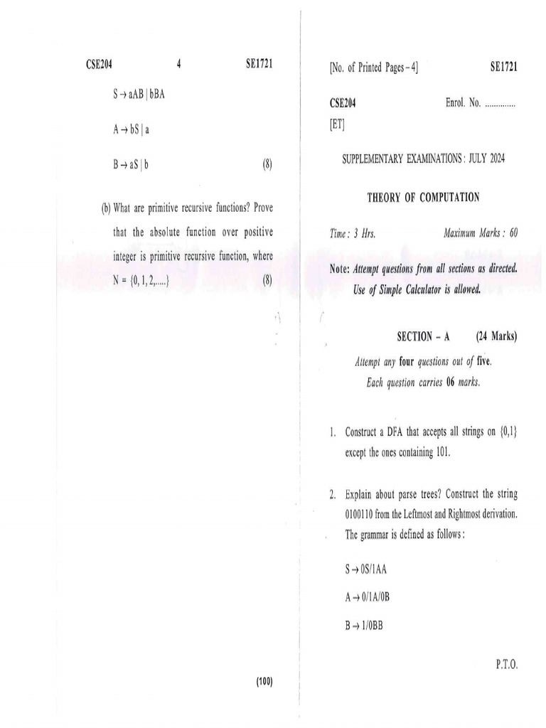 Supplementary Paper (July-2024) | PDF