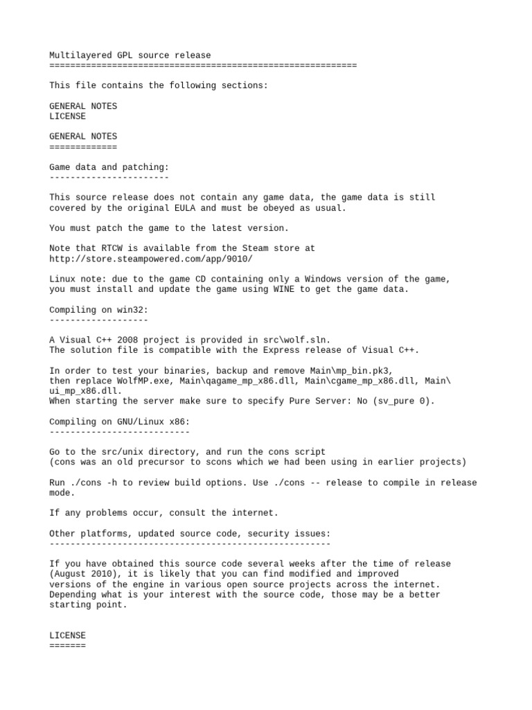 Multi GPL | PDF | Software | Source Code