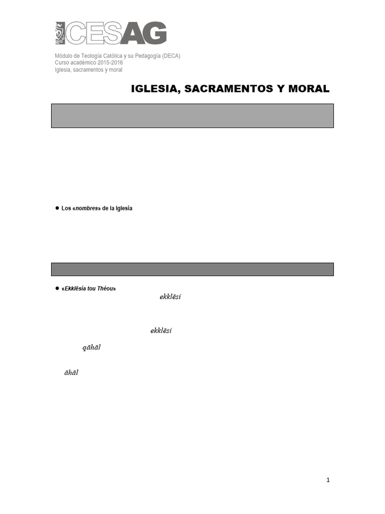 3) Pueblo de Dios, Cuerpo de Cristo y Templo Del EspÃ Ritu Santo | PDF | Iglesia Católica ...