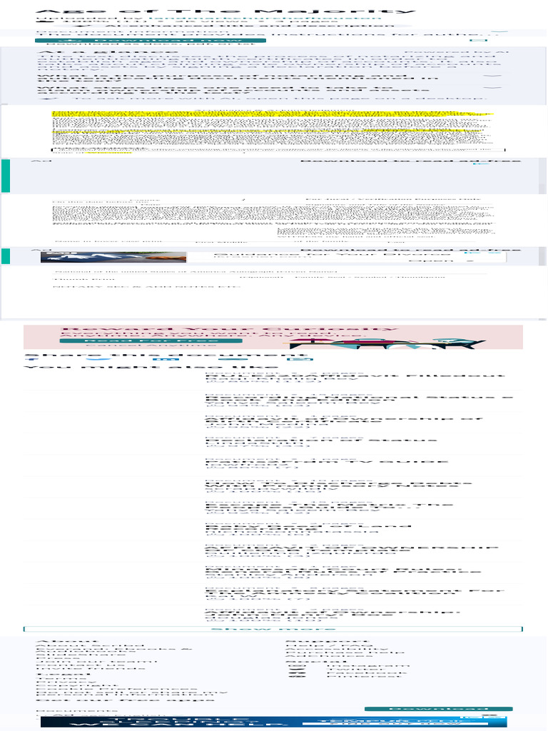 Age of The Majority PDF Affidavit Notary Public | PDF | Affidavit | Notary Public