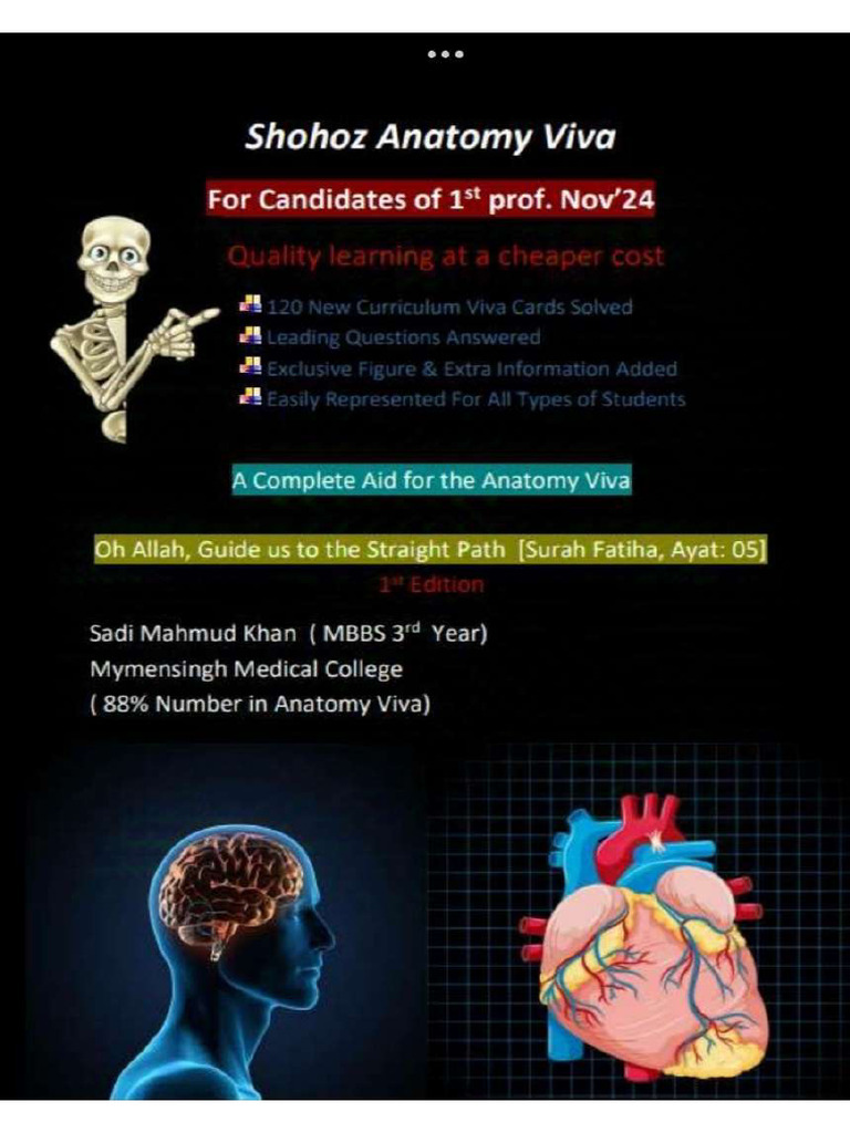 Shohoz Anatomy Viva Preview | PDF