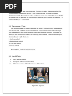 Sand Replacement Test | PDF | Density | Soil