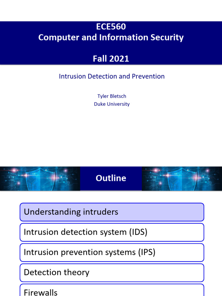 14-ids-ips | PDF | Firewall (Computing) | Computer Network