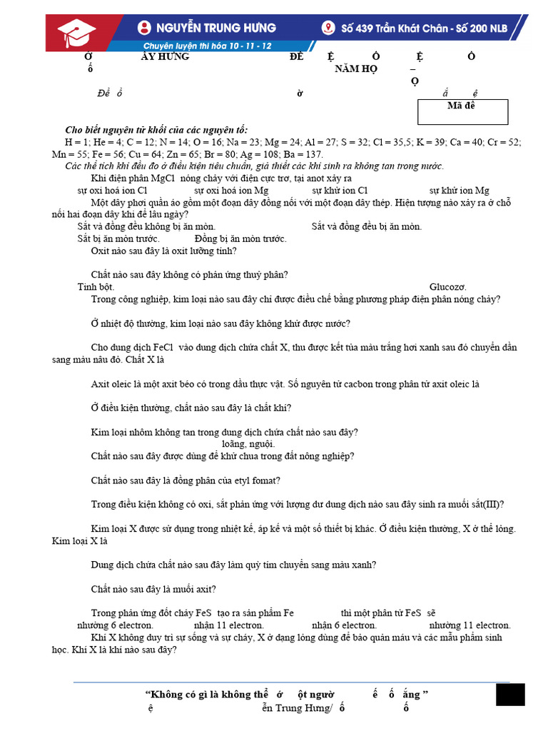 Đề số 9-NC-IN | PDF