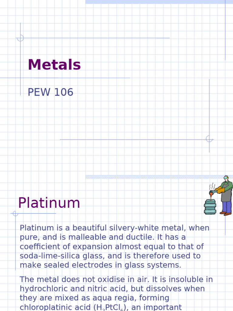 Precious Metals | PDF | Tin | Metals