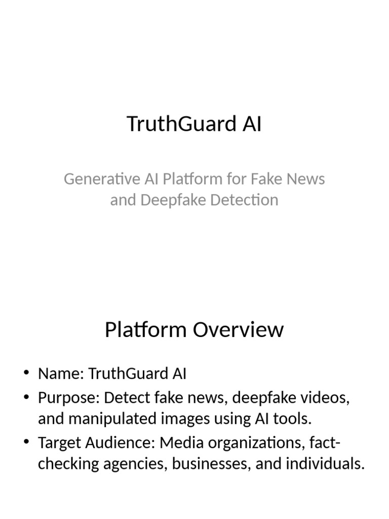 TruthGuard_AI_Presentation | PDF