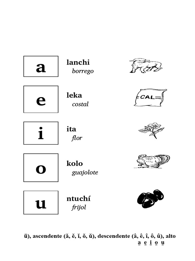 Letras y Tonos del Mixteco Coicoyán | PDF