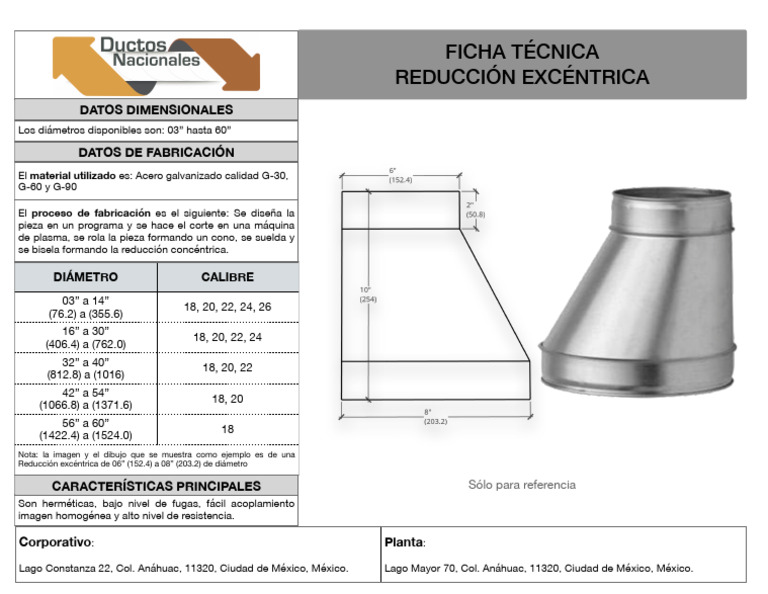 Ficha Tecnica Reduccion Excentrica | PDF