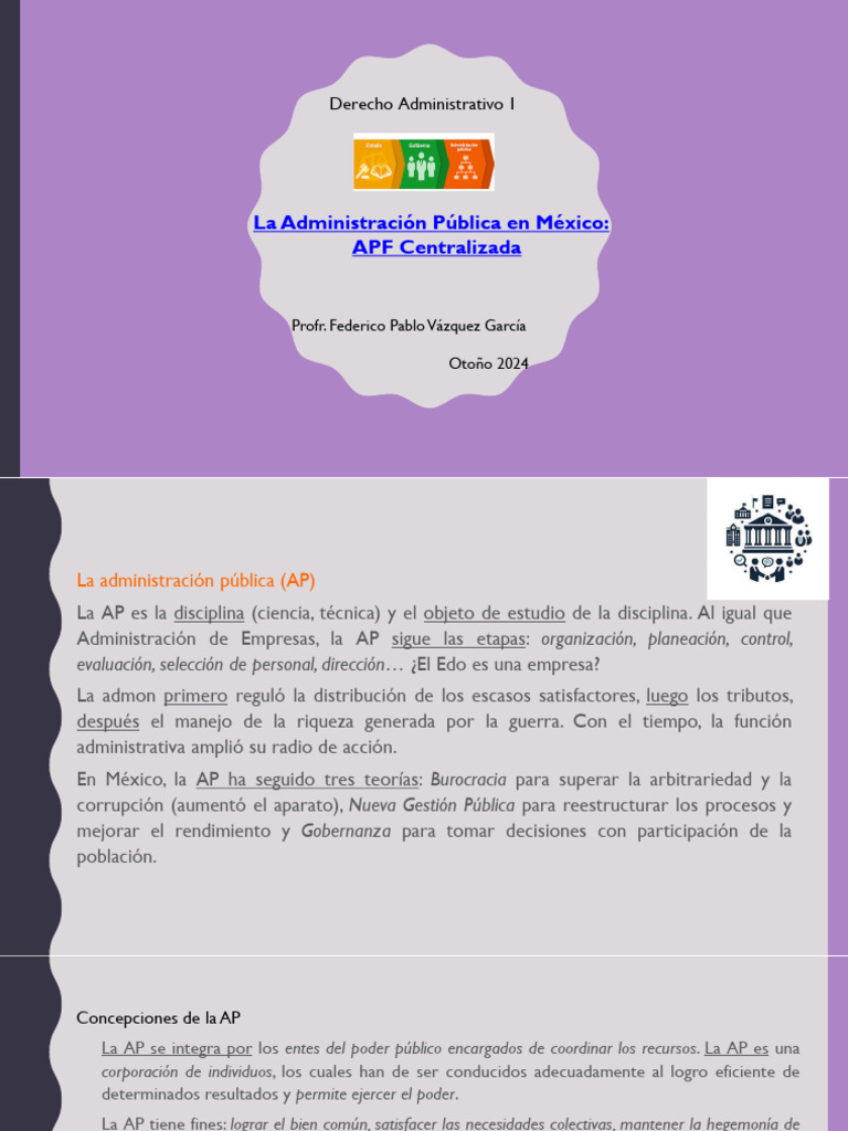 DA4 APF +Centralizada y Desconcentrada | PDF | Ministerio (Departamento de Gobierno ...