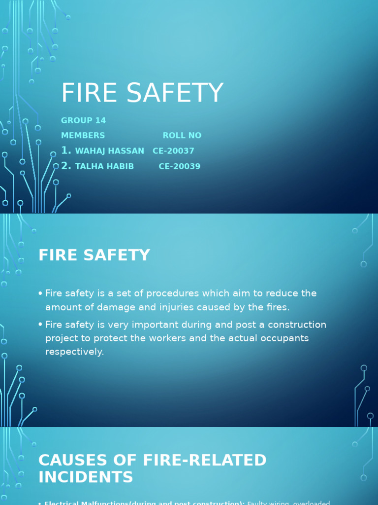 Fire Safety g 14 | PDF | Fire Safety | Occupational Safety And Health