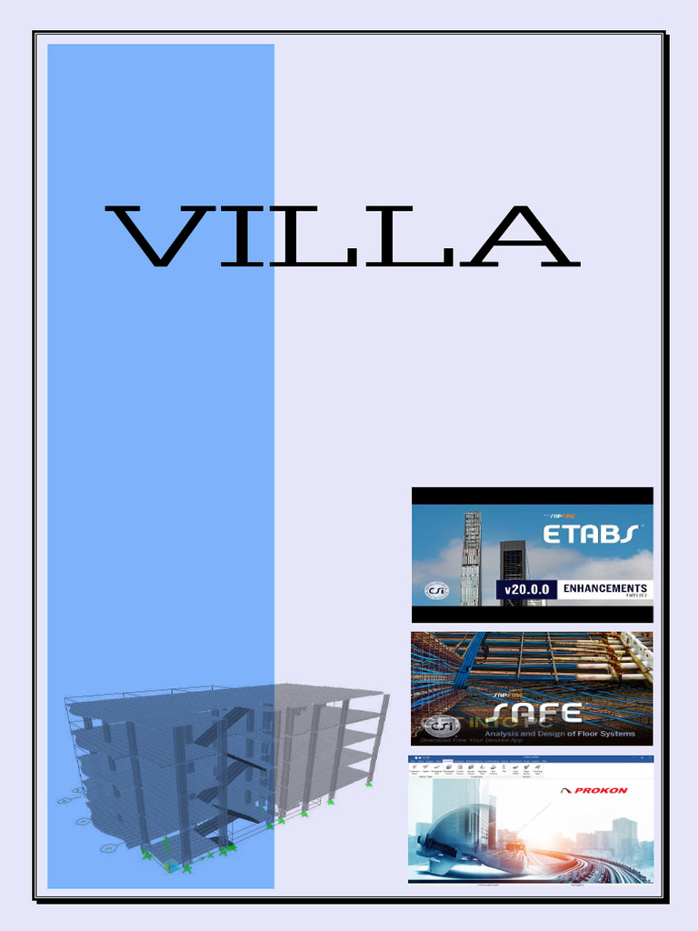 Structural Design for Villas | PDF | Structural Engineering | Civil Engineering