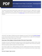 CFA Level 1 Full Syllabus Detailed 2025 | PDF | Valuation (Finance ...