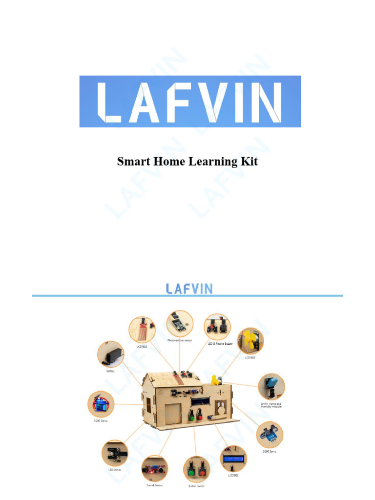 LAFVIN Smart Home Learning Kit V1.1 | PDF | Installation (Computer Programs) | Arduino